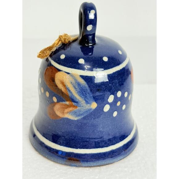 Art | Handcrafted Blue Ceramic Bell | Poshmark